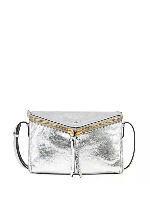 Mcm Diamant 3d Shoulder Bag - Silver