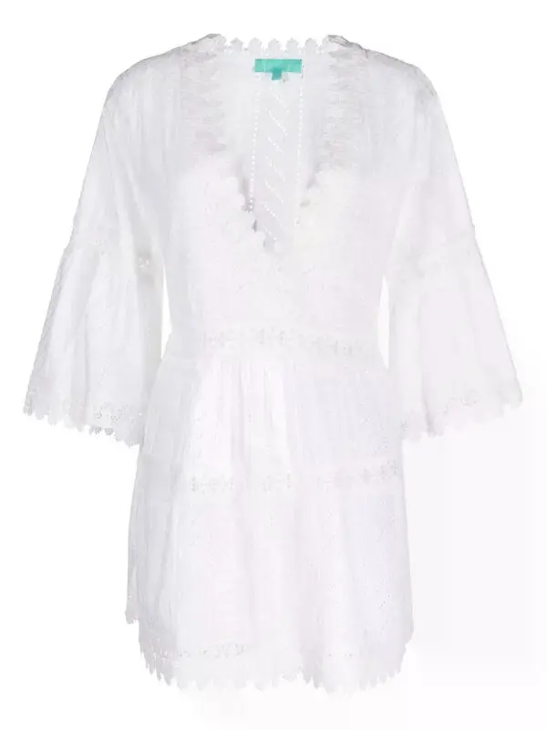 Melissa Odabash Victoria Cotton Dress - White