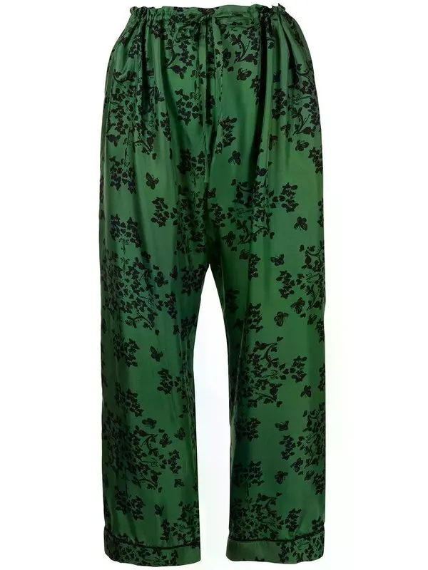 MACGRAW Vagabond Wide-leg Trousers - Green