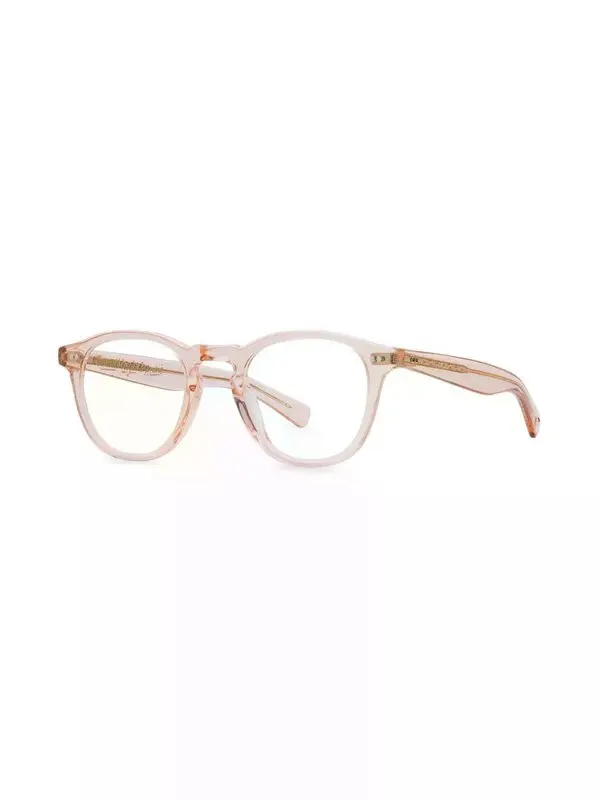 Garrett Leight X Andre Saraiva Round-frame Glasses - Pink