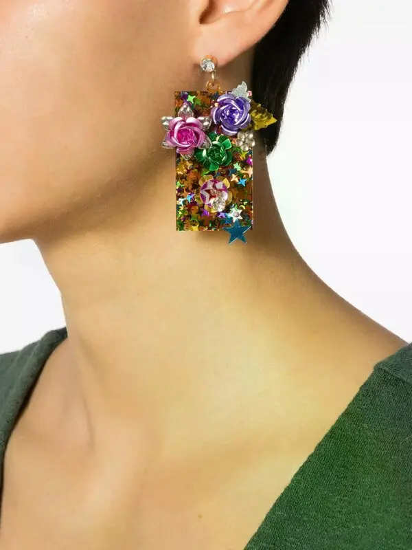 AMIR SLAMA Star-appliqué Necklace And Earrings Set