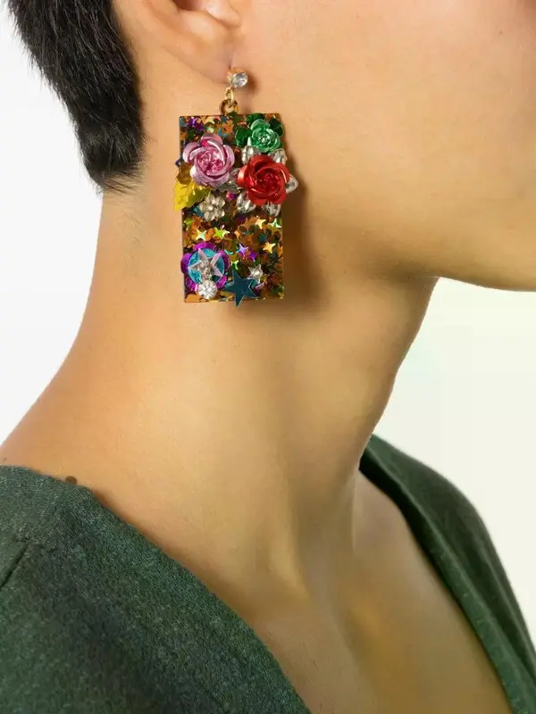 AMIR SLAMA Star-appliqué Necklace And Earrings Set