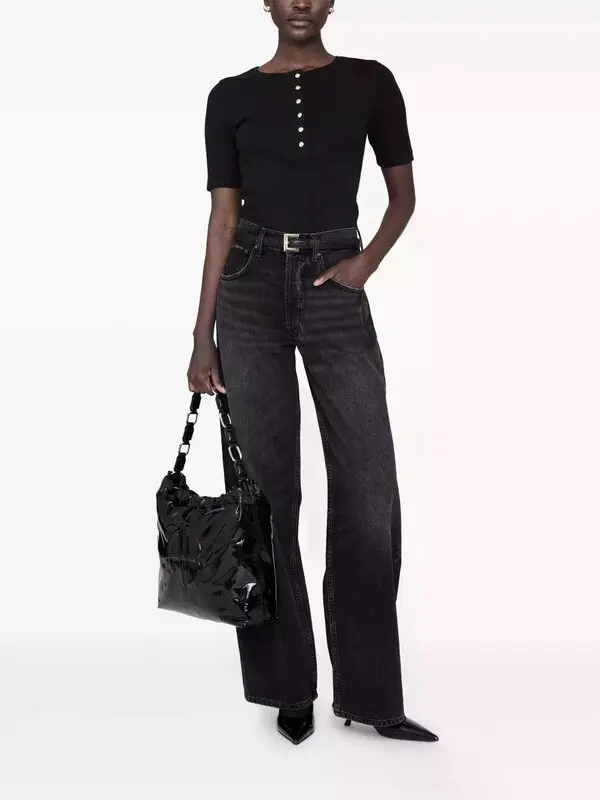 ANINE BING Kate Shoulder Bag - Black