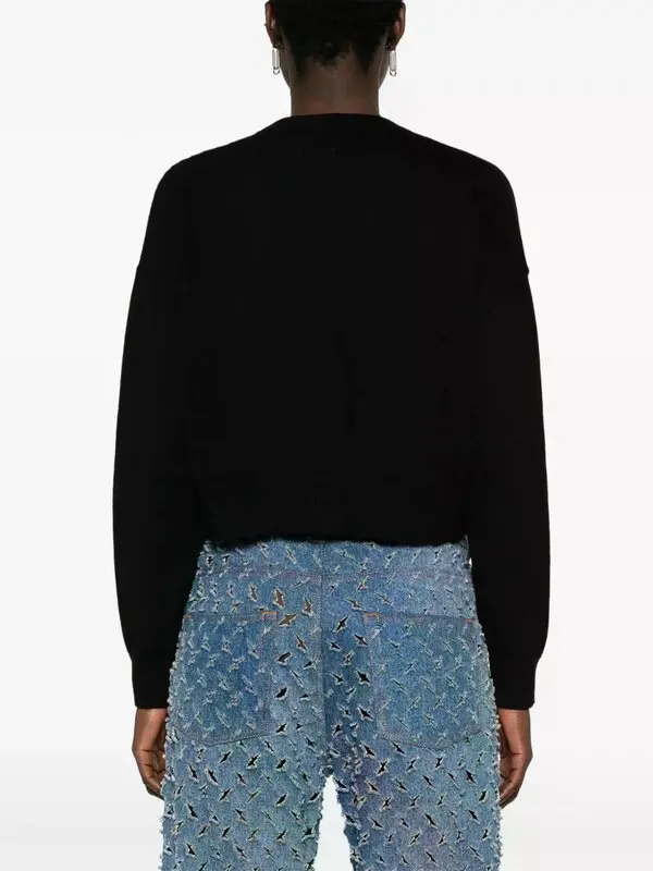 Amiri Logo-embroidered Cotton Jumper