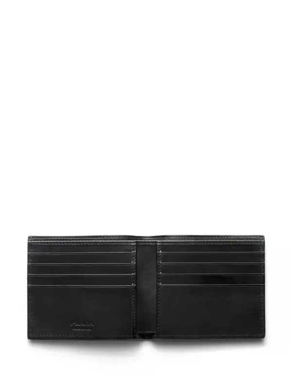 Prada Logo Leather Wallet - Black