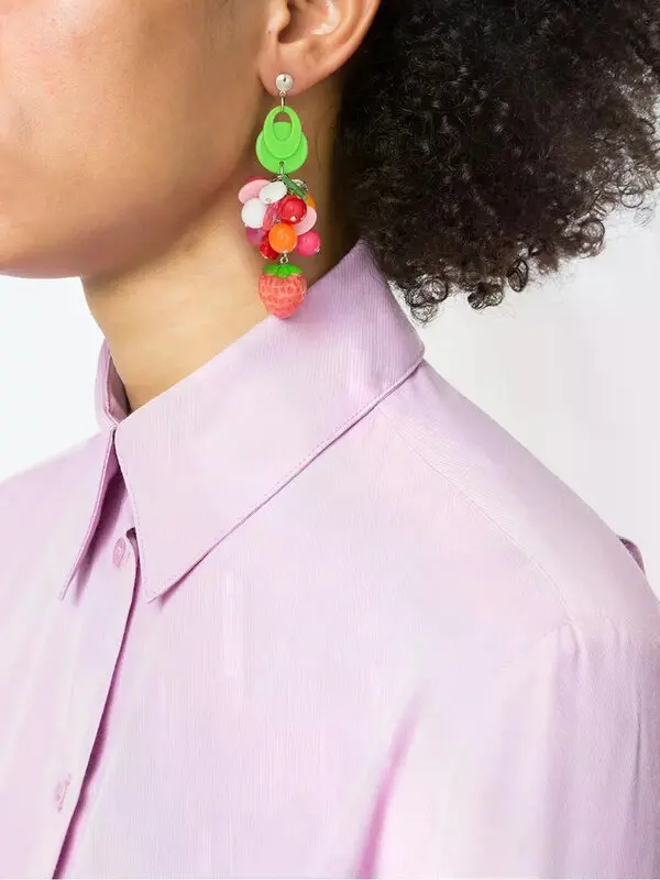 AMIR SLAMA Strawberry Earrings