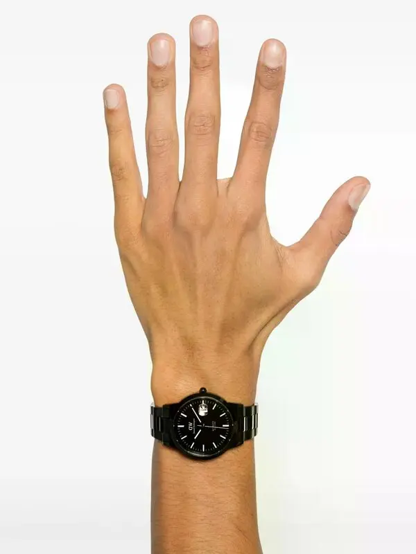 DANIEL WELLINGTON Automatic Stainless Steel Bracelet Watch - Black