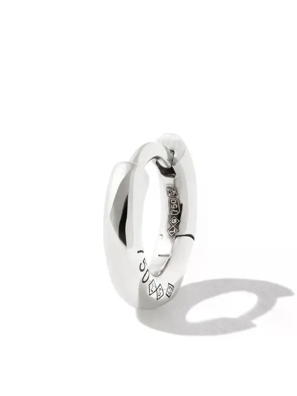 Le Gramme Sterling Bangle Hoop Earring - Silver