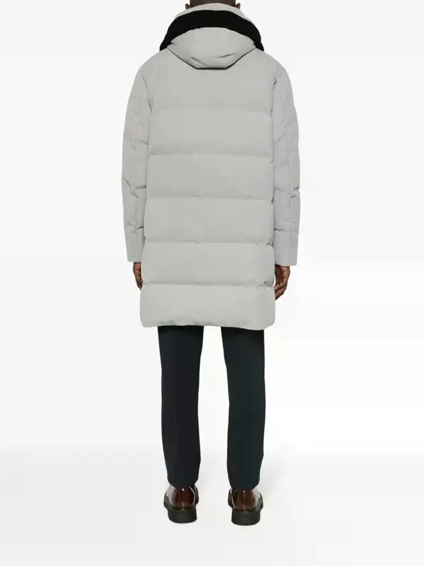 Woolrich Button-fastening Hooded Down Jacket