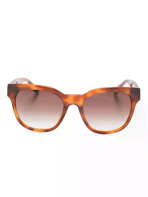 ASPINAL OF LONDON Lumiere Square-frame Sunglasses - Brown