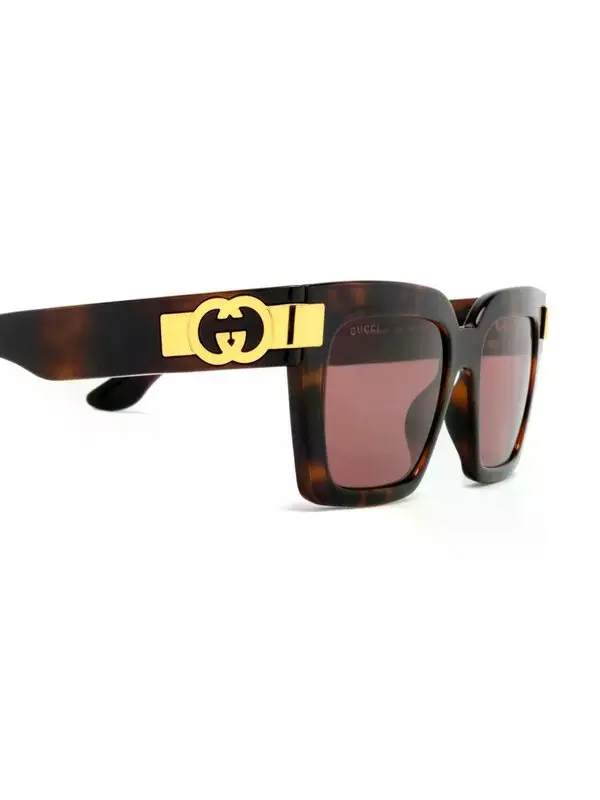 Gucci Interlocking G Sunglasses - Brown