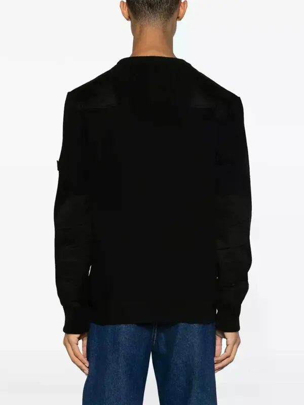 Raf Simons X Fred Perry Patch-details Wool Jumper
