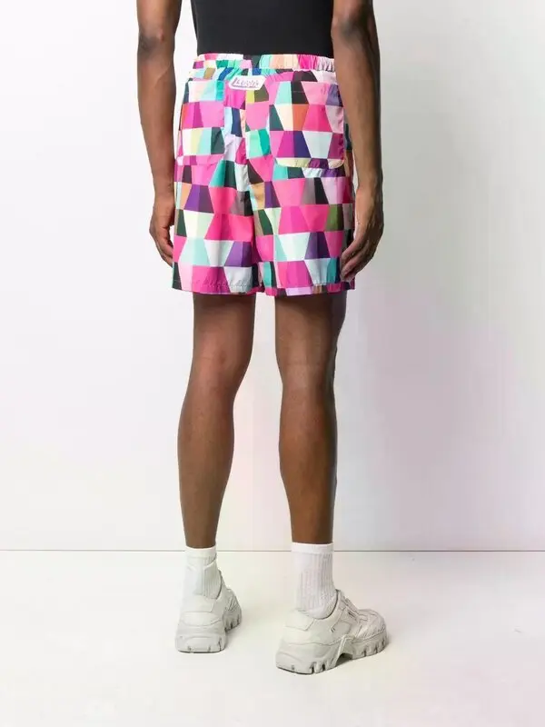 DOMENICO FORMICHETTI Geometric-print Shorts