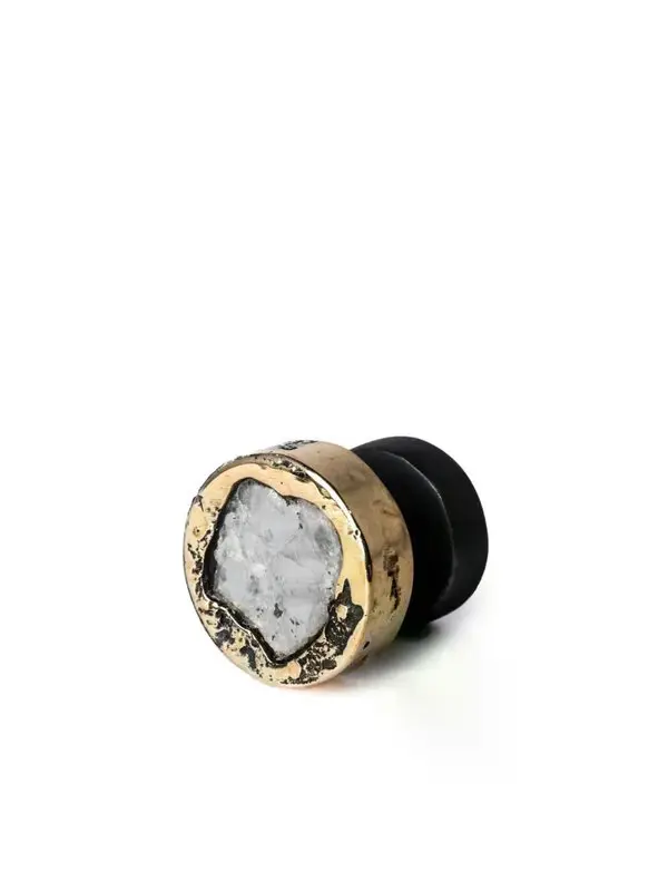 PARTS OF FOUR 18kt Plated Diamond Stud Earring - Gold