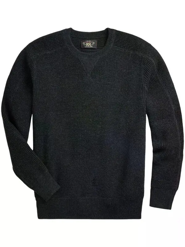Ralph Lauren Waffle Crewneck Long Sleeve Pullover