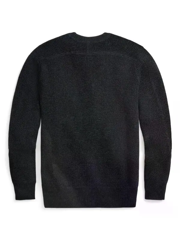Ralph Lauren Waffle Crewneck Long Sleeve Pullover