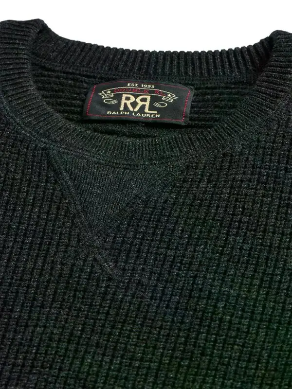 Ralph Lauren Waffle Crewneck Long Sleeve Pullover