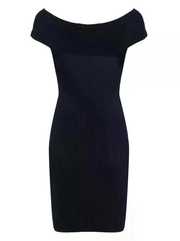Michael Kors Crossover-straps Ribbed Minidress