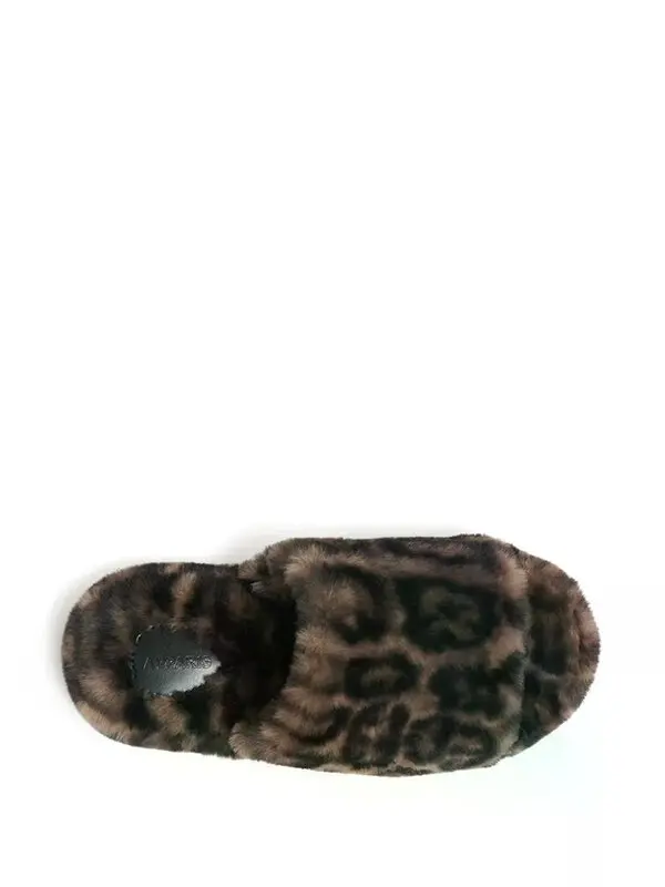 Apparis Dillon Leopard Print Slippers