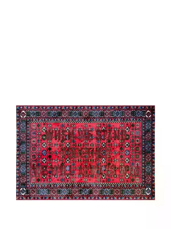 SELETTI Aways Win Rug - Red