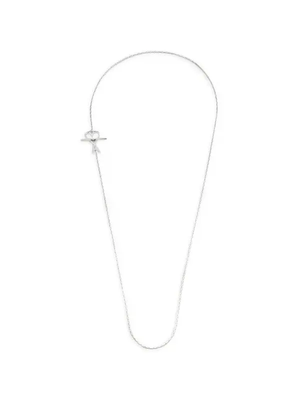 AMI Paris De Coeur Chain Necklace - Silver