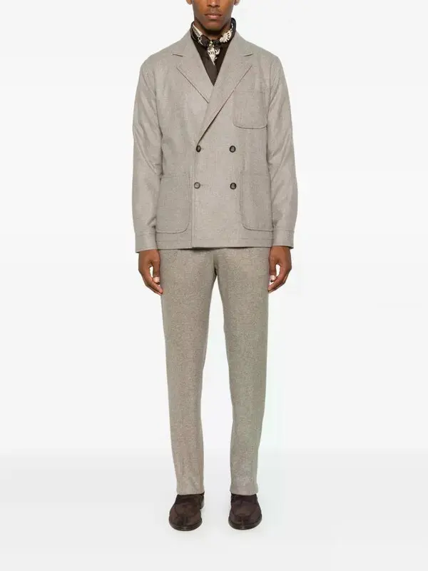 Tagliatore Double-breasted Blazer - Grey
