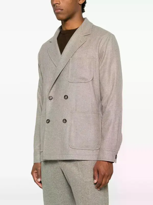 Tagliatore Double-breasted Blazer - Grey