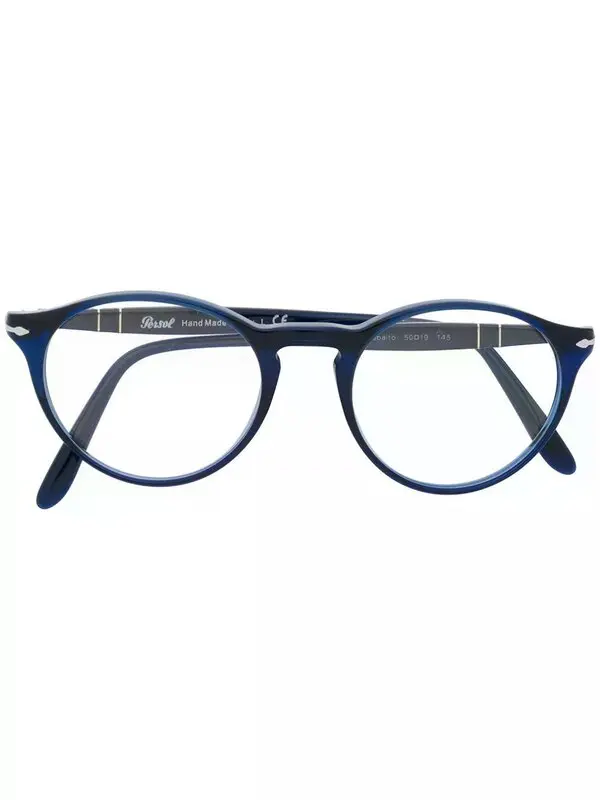 Persol Round Frame Glasses - Blue