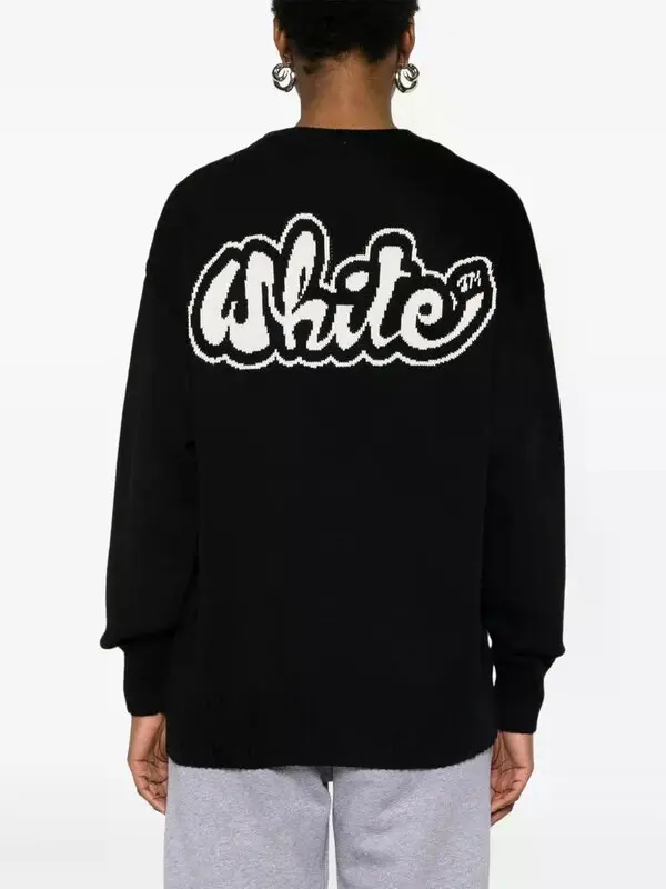 Off-White Hand-drawn Script Sweater