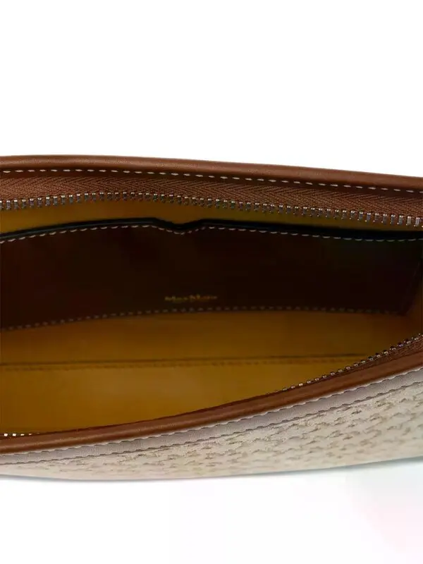 Max Mara Monogram Clutch Bag - Neutrals
