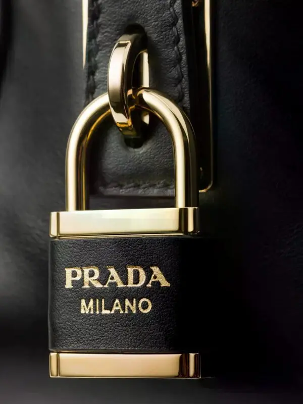 Prada Re-nylon And Leather Tote Bag - Black