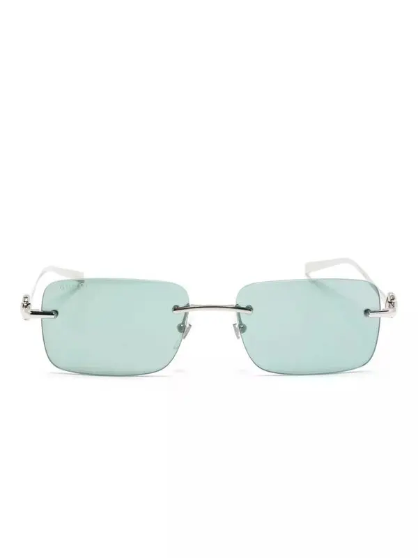 Gucci Gg1703s Rimless Sunglasses - Silver