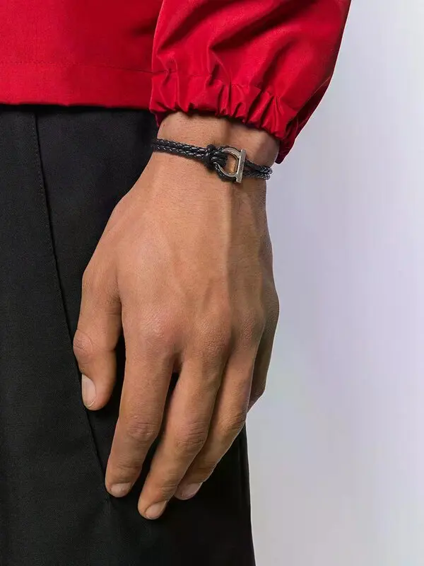 FERRAGAMO Gancini Bracelet - Black
