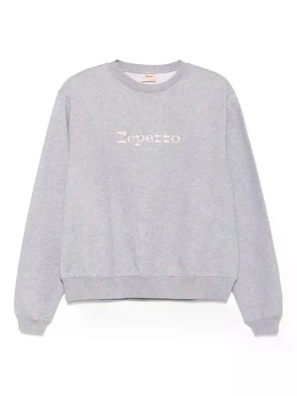 Repetto Crew Neck Embroidered Logo Sweatshirt