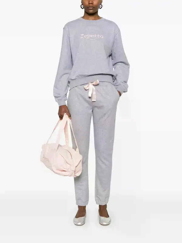 Repetto Crew Neck Embroidered Logo Sweatshirt