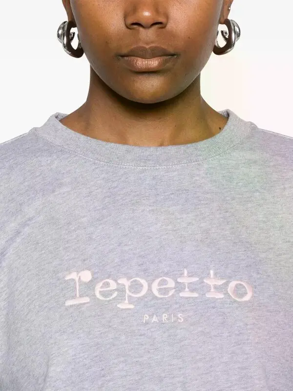 Repetto Crew Neck Embroidered Logo Sweatshirt