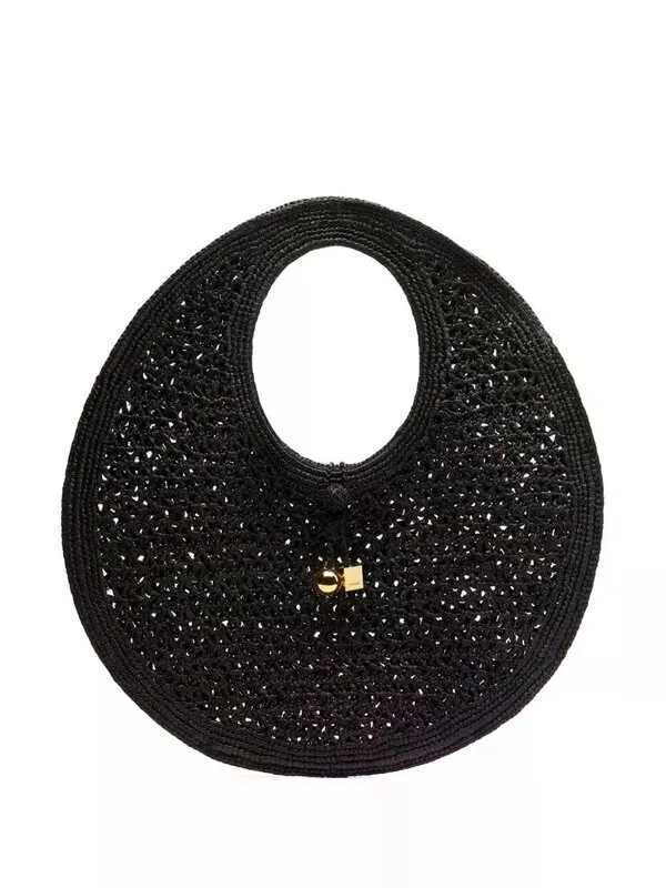 Jacquemus Le Rond Spiaggia Raffia Shoulder Bag