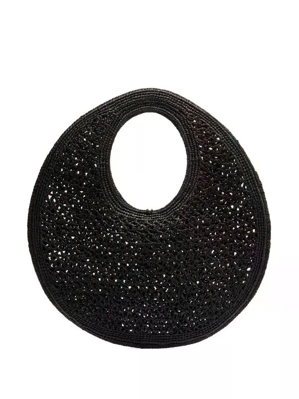 Jacquemus Le Rond Spiaggia Raffia Shoulder Bag