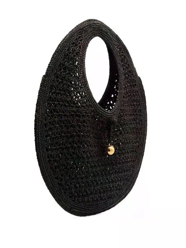 Jacquemus Le Rond Spiaggia Raffia Shoulder Bag