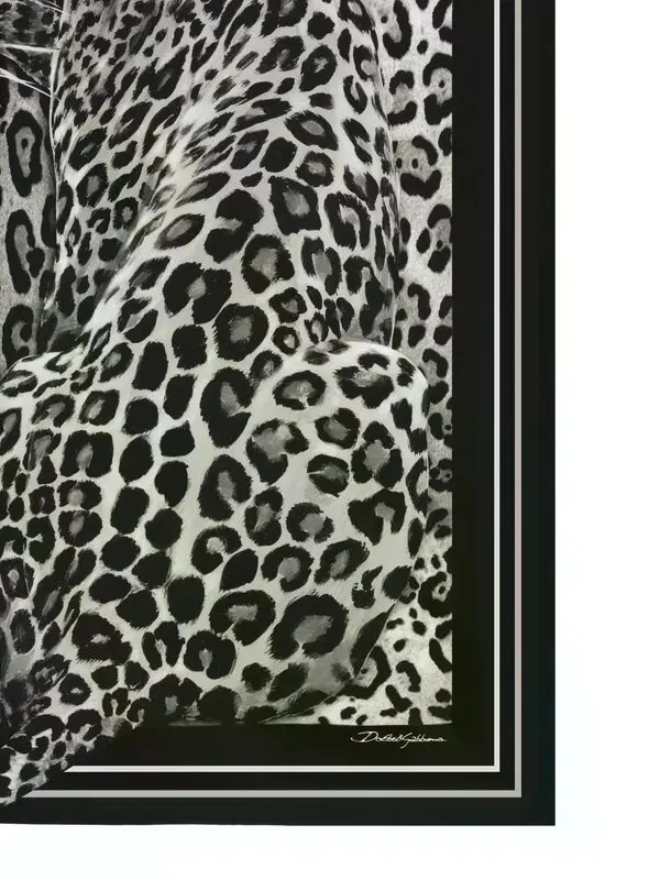 Dolce & Gabbana Leopard-print Scarf