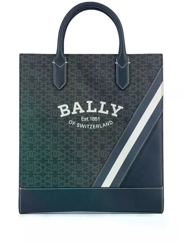 Bally Logo-print Tote Bag - Blue
