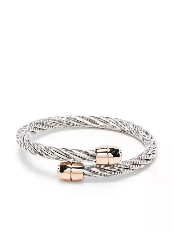 CHARRIOL Celtic Olive Cable Bangle - Silver