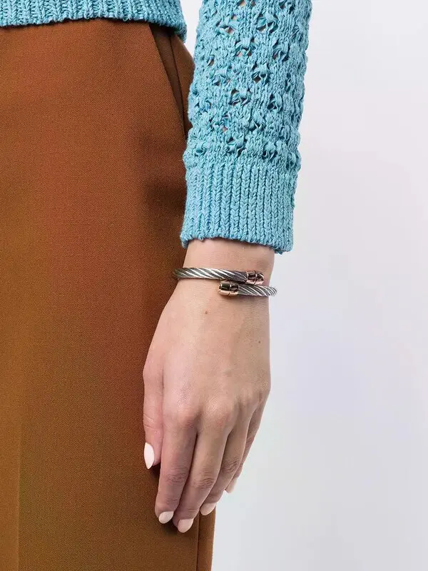 CHARRIOL Celtic Olive Cable Bangle - Silver