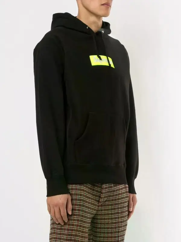Supreme Box Logo Hooded Sweatshirt - Black