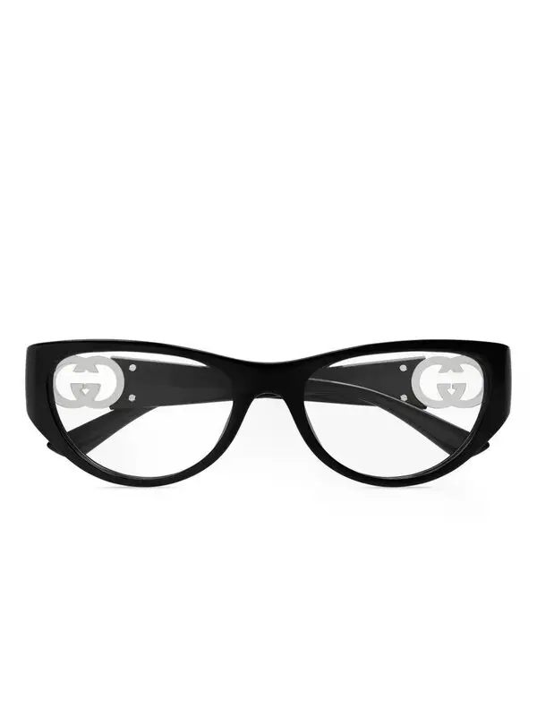 Gucci Cat-eye Frame Glasses - Black