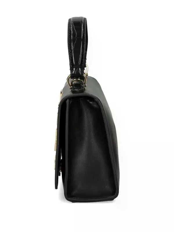 Moschino Foldover Tote Bag - Black