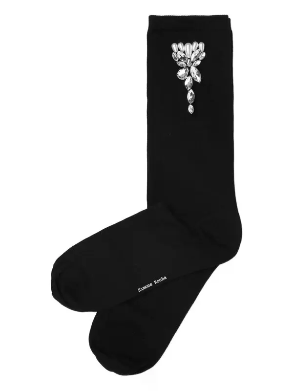 Simone Rocha Embellished Crew Socks