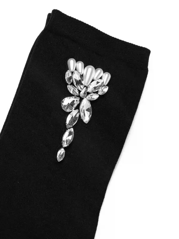 Simone Rocha Embellished Crew Socks