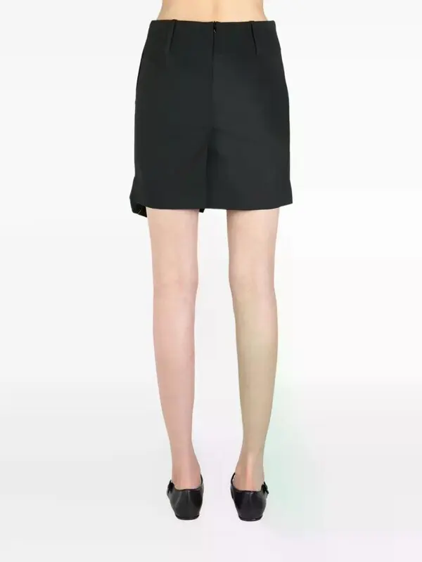 FAX COPY EXPRESS Wrap Skirt With Pleat Detailing