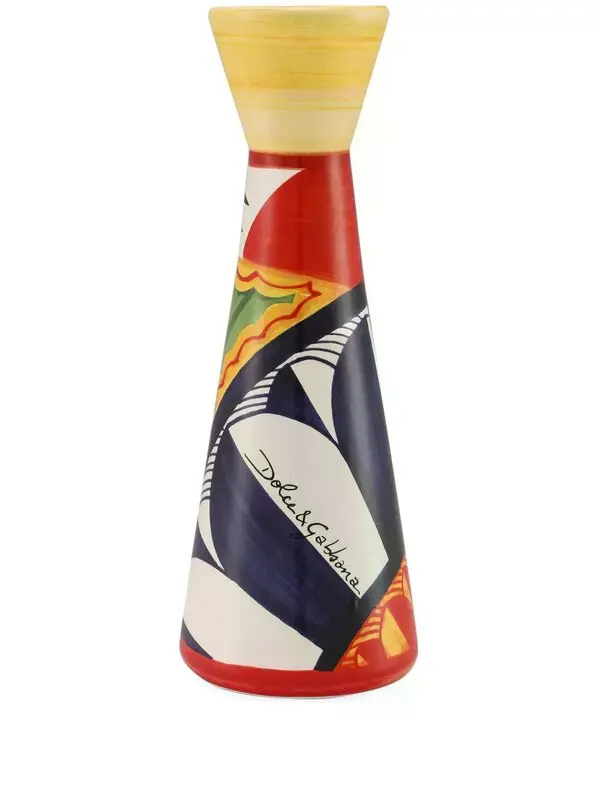 Dolce & Gabbana Medium Ceramic Candle Holder - Blue